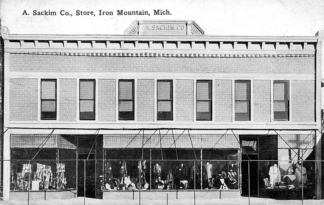 Menominee Range Memories: A. Sackim Co. thrived for decades in downtown ...